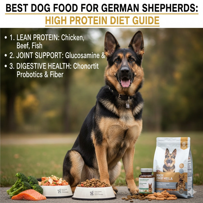 Best Dog Food for German Shepherds: High Protein Diet Guide — CITY PET