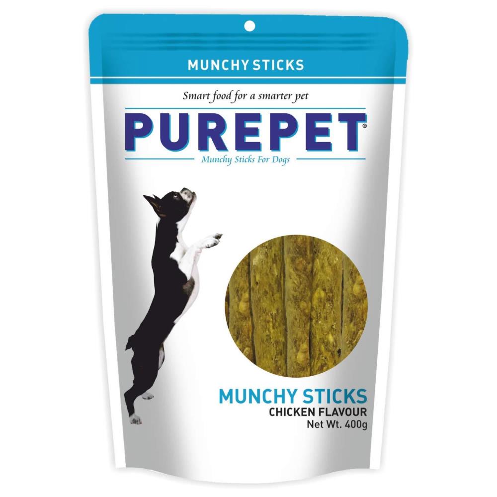 Purepet Munchie Stick Chicken Flavour Treat-400 g — CITY PET