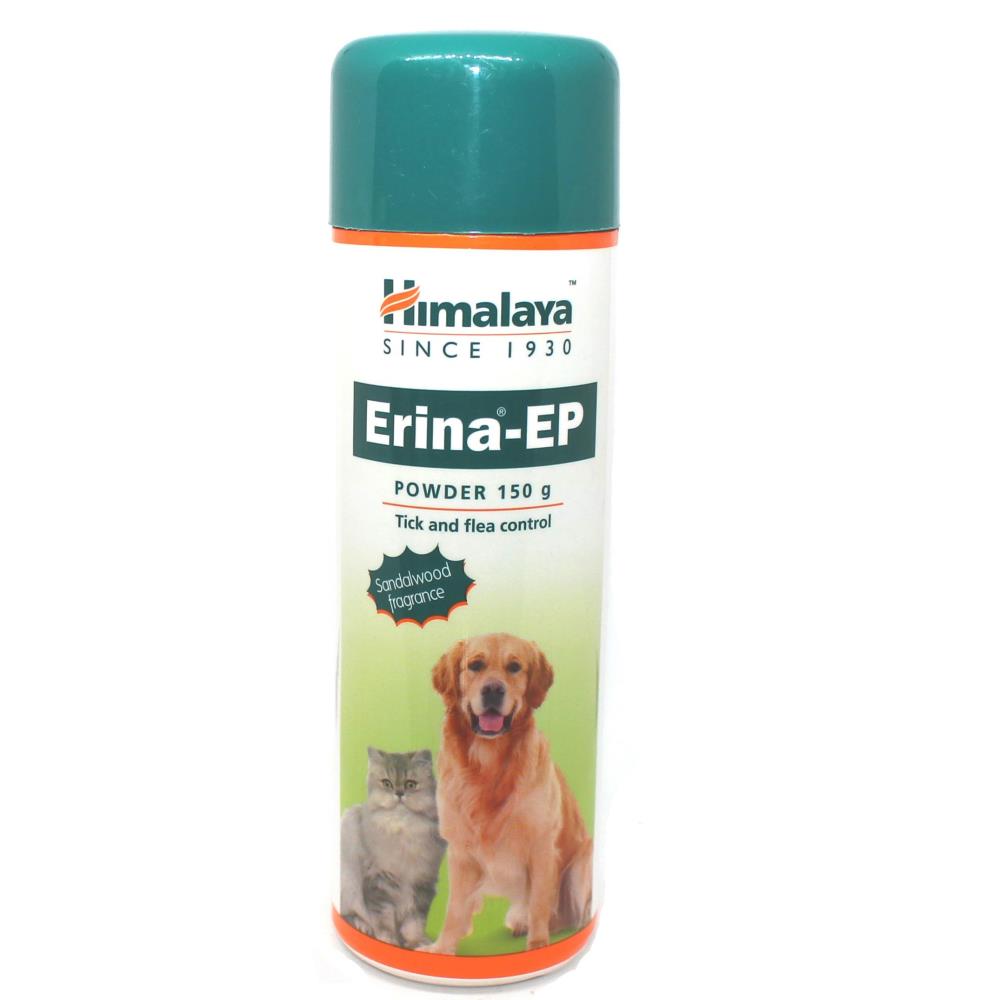 Buy Himalaya Erina EP Anti-Tick & Flea Powder 150 g for Dogs — CITY PET